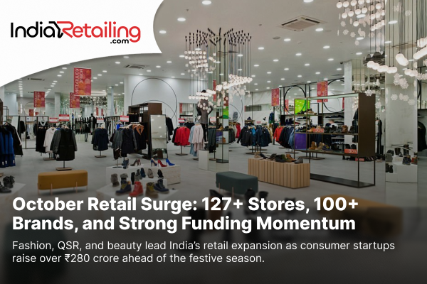 Retail growth in October: 127+ new stores, Rs 280 cr+ funding boost